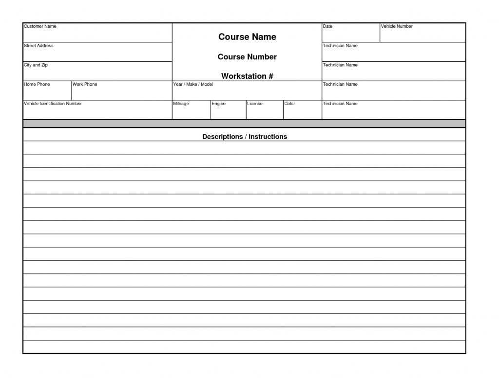 Ac Repair Invoice Template Cards Design Templates