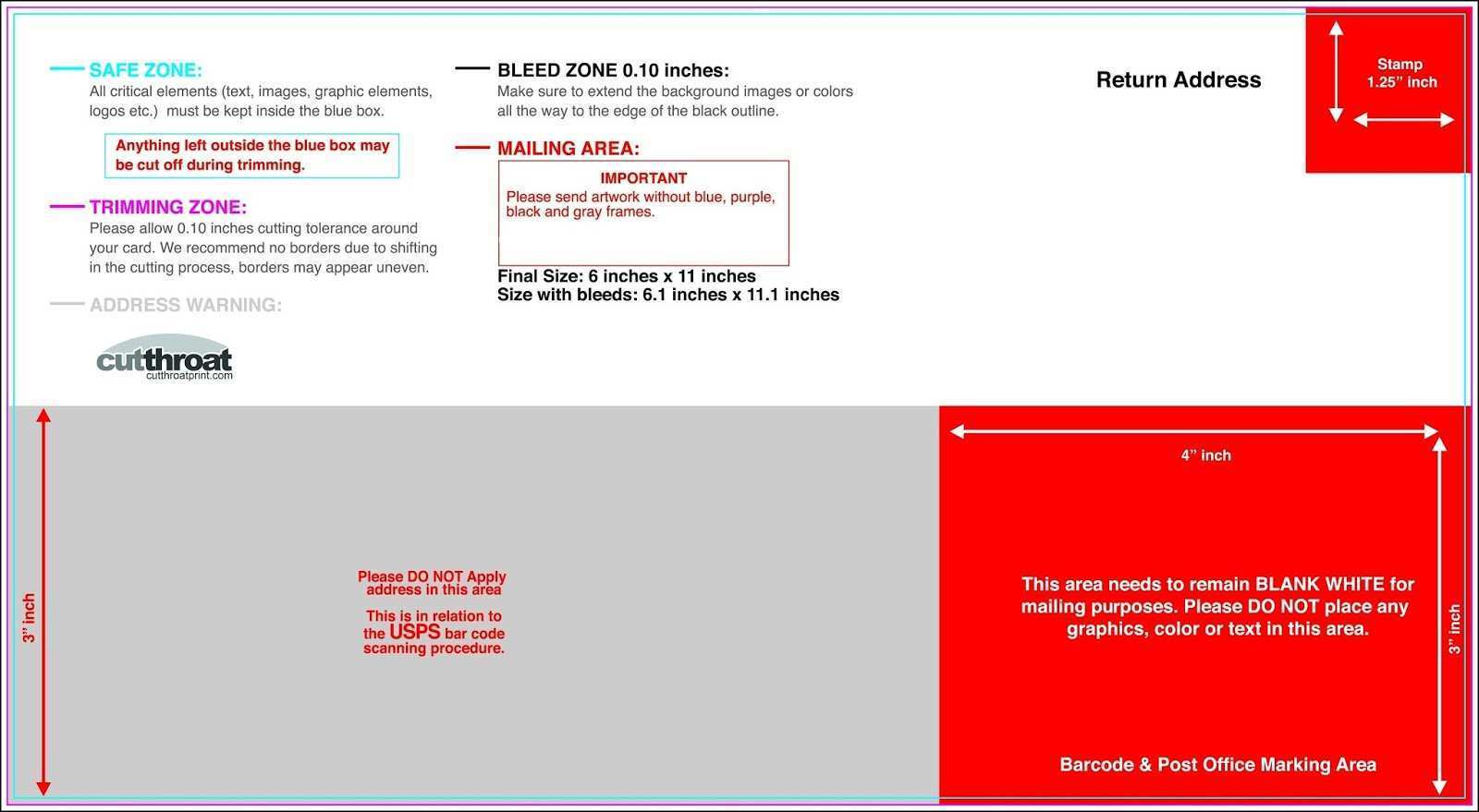  Usps 9X6 Postcard Template Cards Design Templates