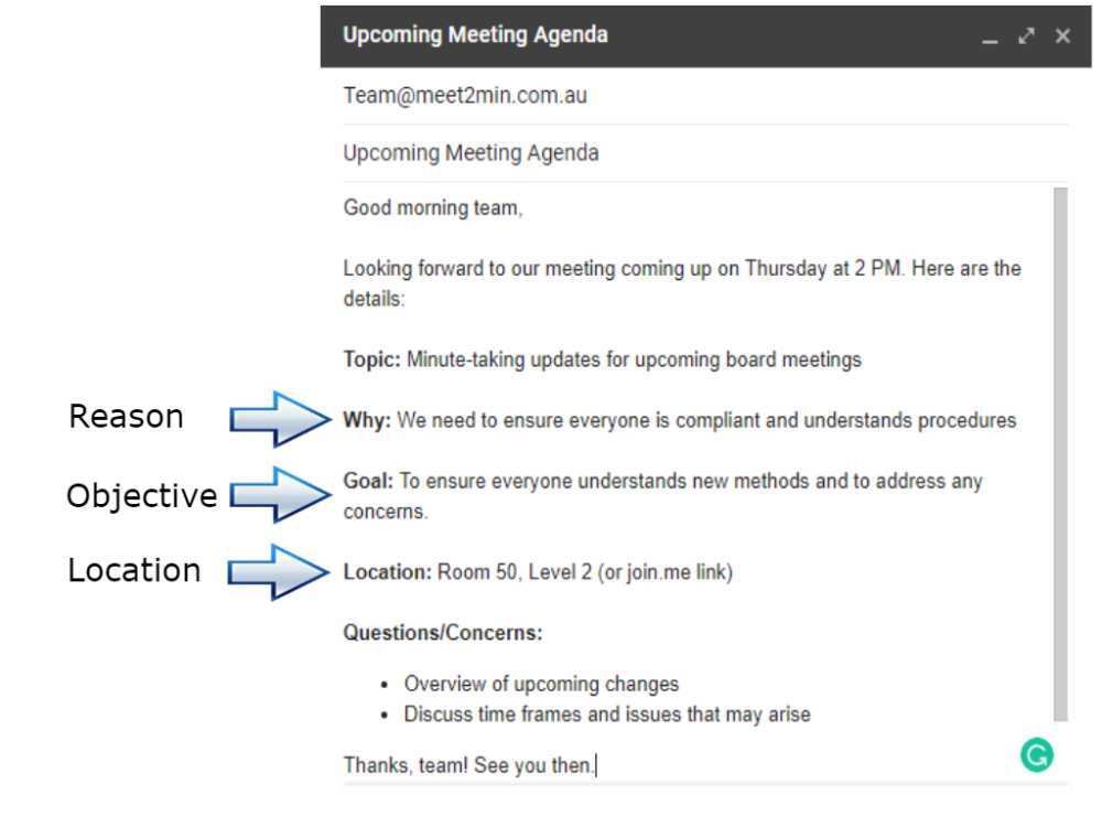 98 Meeting Agenda Email Example Layouts For Meeting Agenda Email