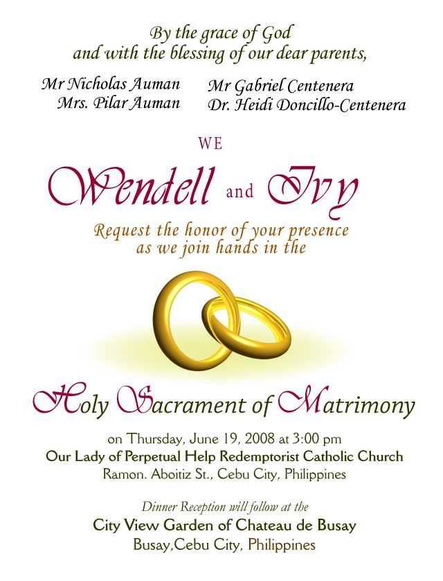 32 Printable Wedding Invitation Letter Template For Ms Word For Wedding