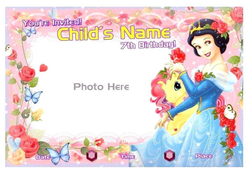  Example Of Invitation Card For 7Th Birthday Cards Design Templates
