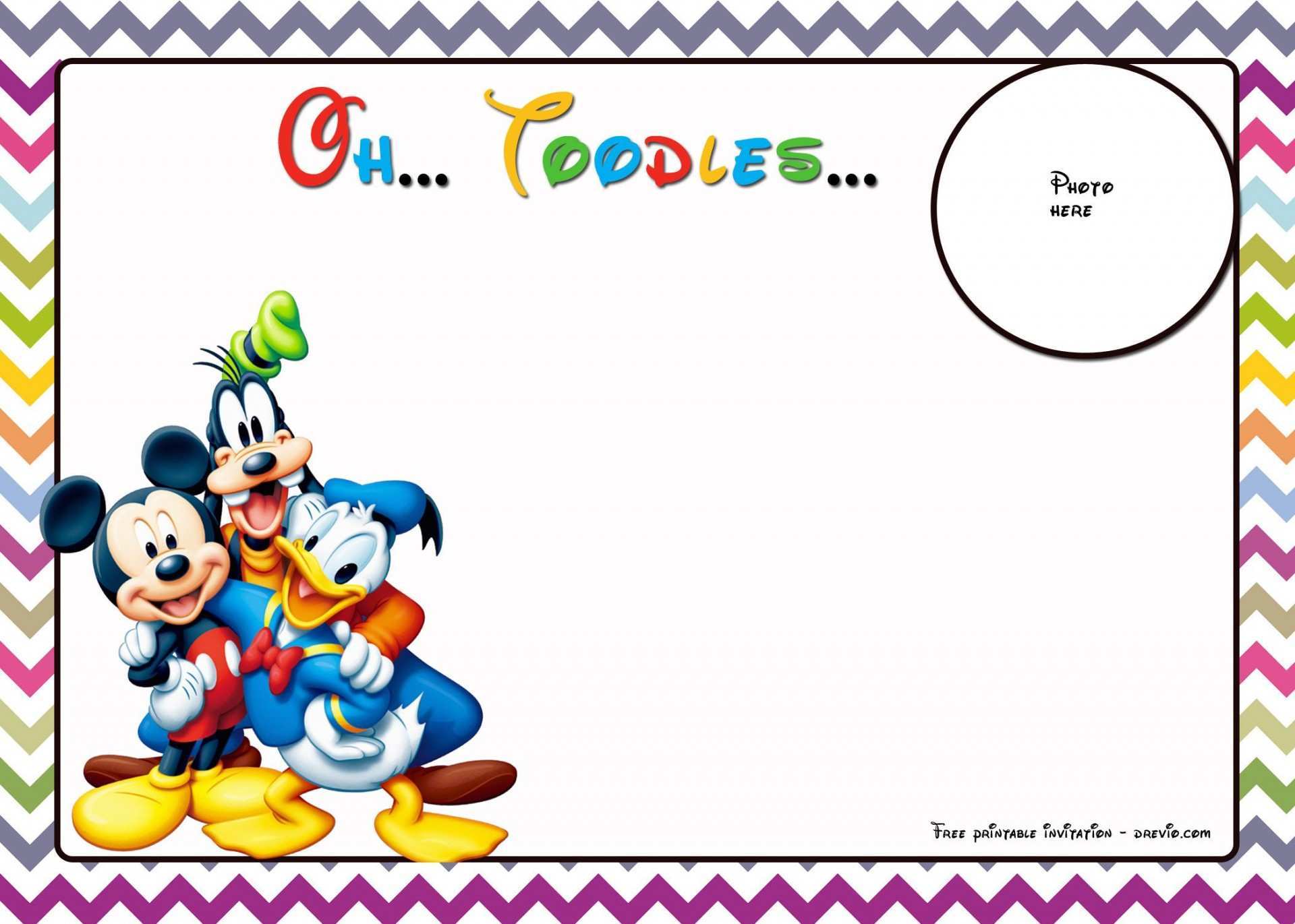 Printable Mickey Mouse Template Collection