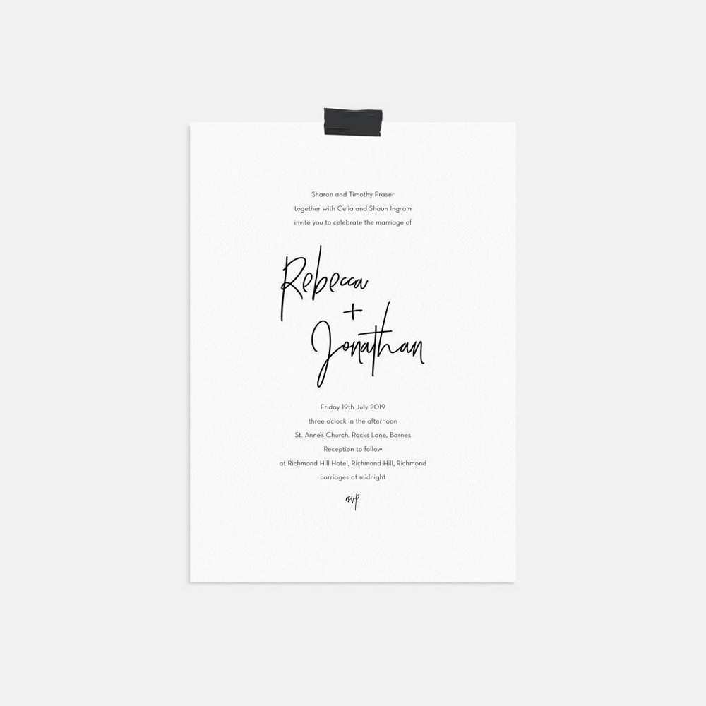 Example Of Wedding Invitation Card Format Cards Design Templates