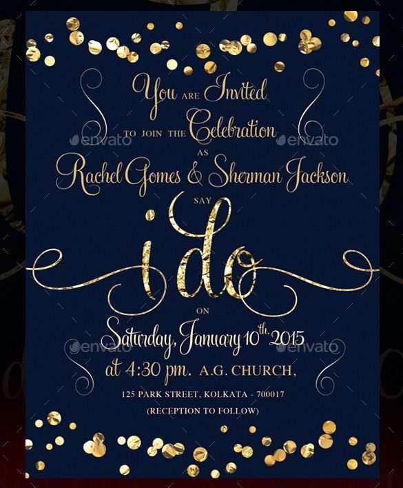 Wedding Invitation Indesign Template Free