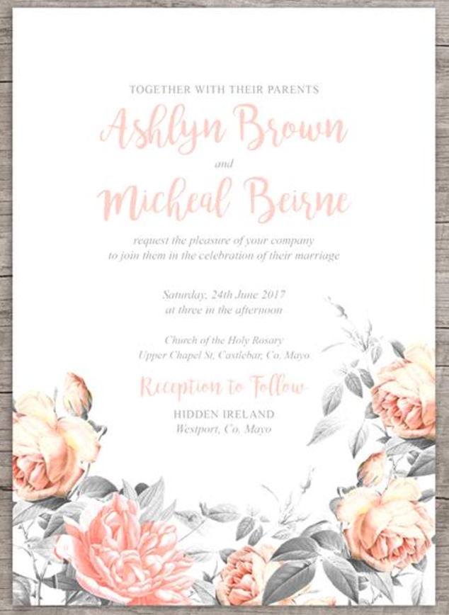 Adobe Illustrator Wedding Invitation Template Cards Design Templates