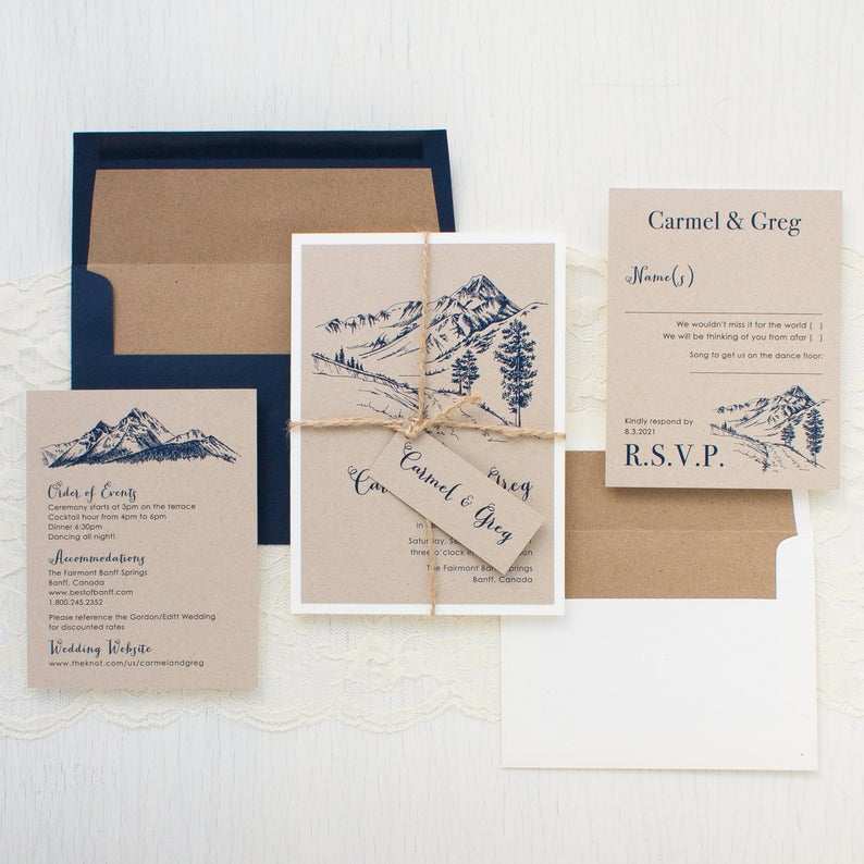 Sample Wedding Invitation Envelope Cards Design Templates