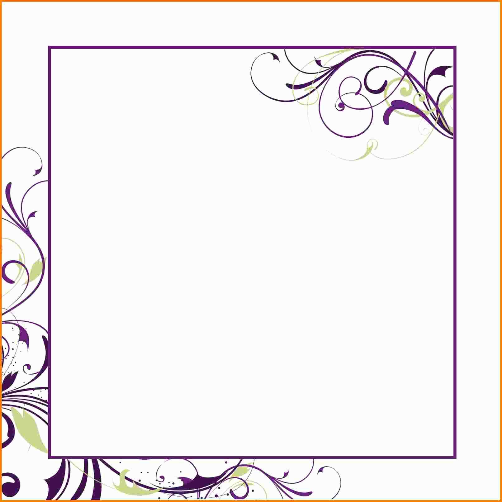 Blank Invitation Card Template Free Cards Design Templates