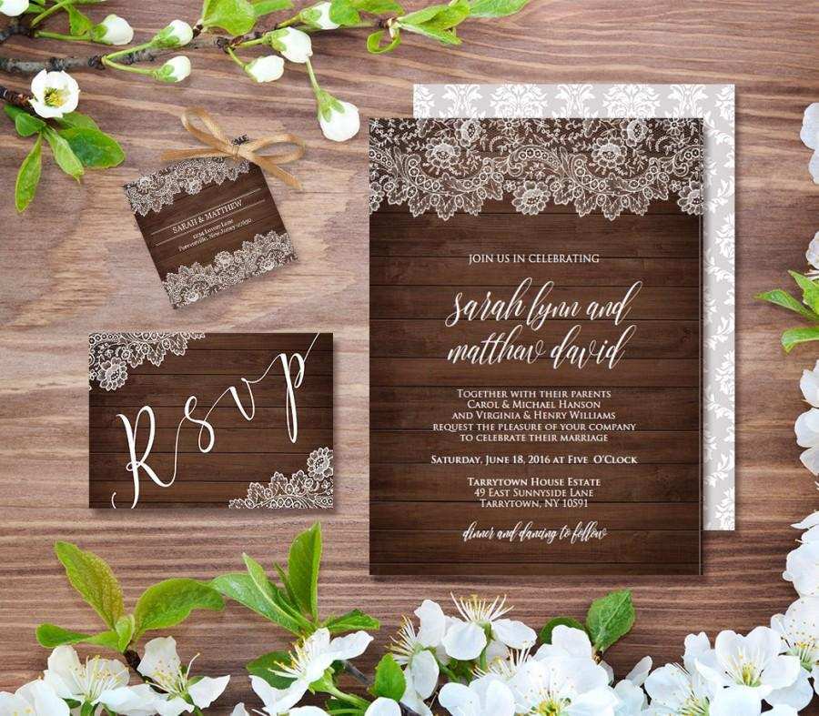 Wedding Invitation Template Free Pdf Cards Design Templates