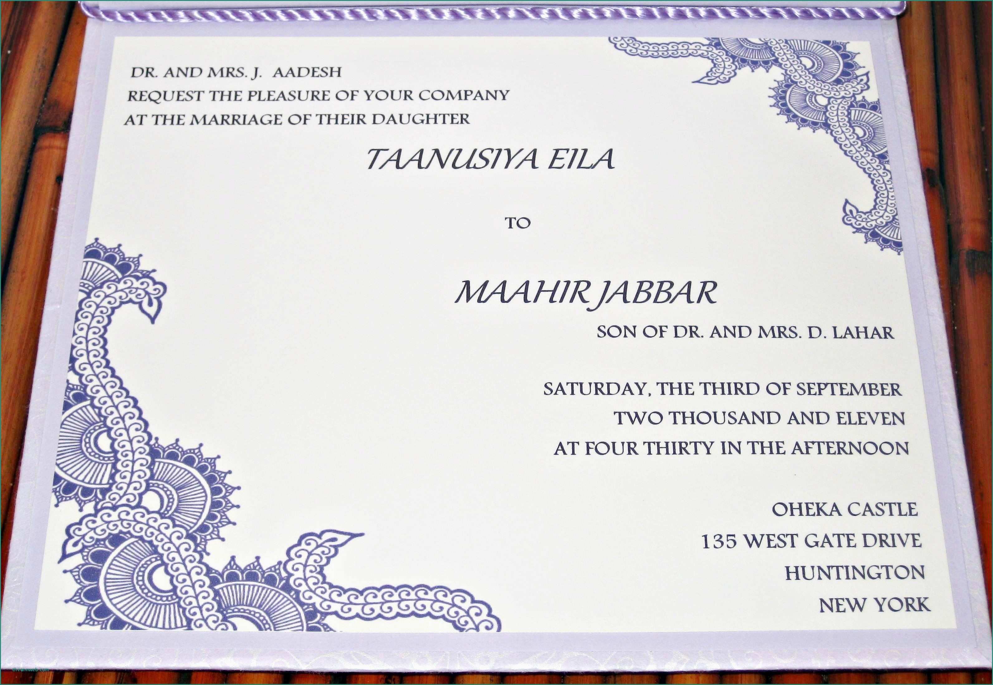 Wedding Invitation Format Kerala Cards Design Templates